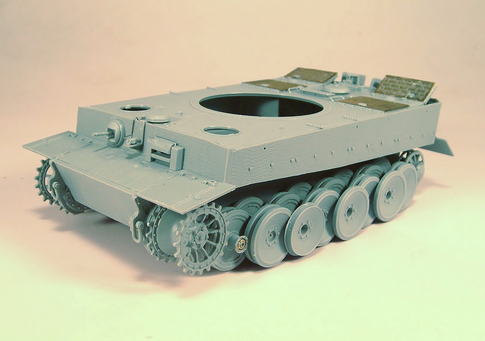 Otto Carius, Tiger I #217 - Malinovka - Construction