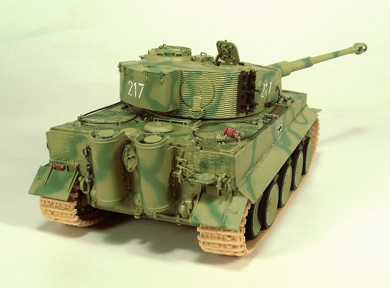 Otto Carius, Tiger I #217 - Malinovka - Painting