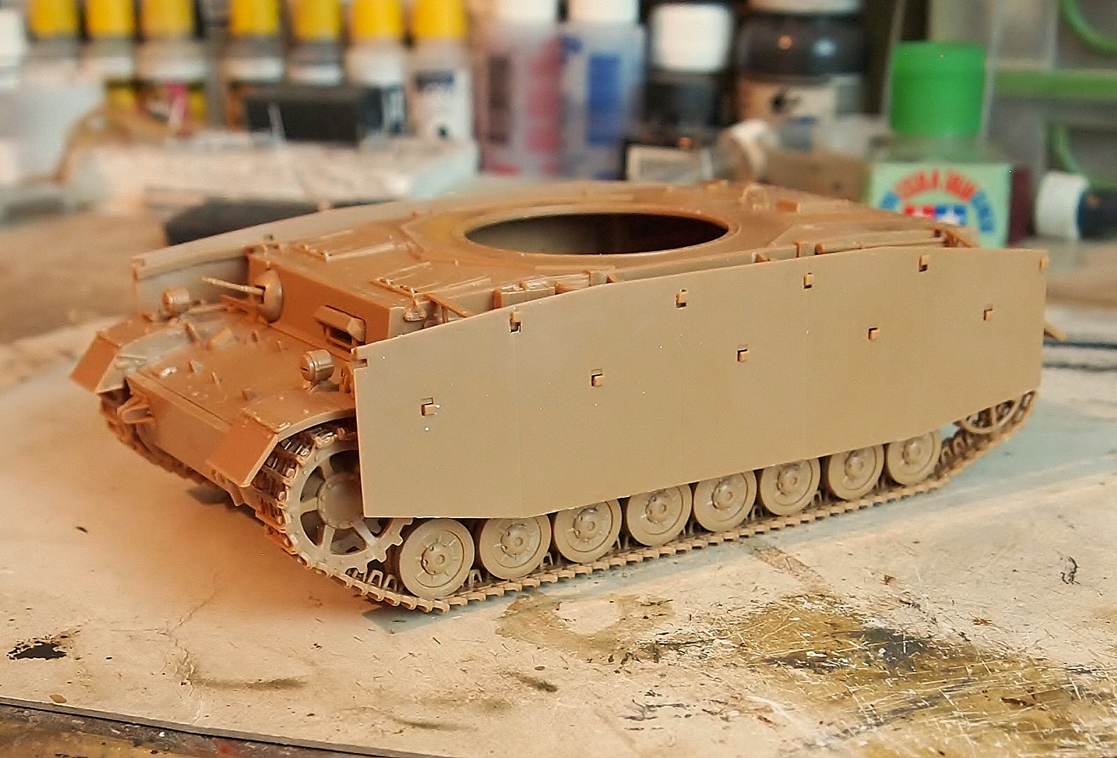 Panzer IV Ausf G / ZVEZDA - Construction