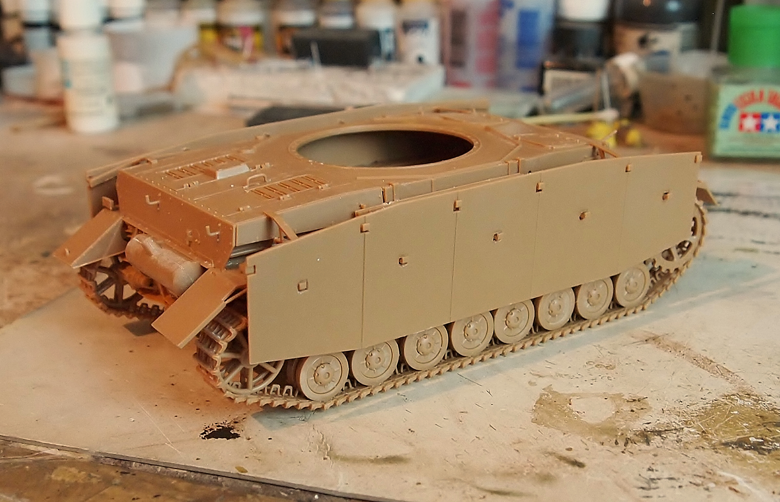 Panzer IV Ausf G / ZVEZDA - Construction